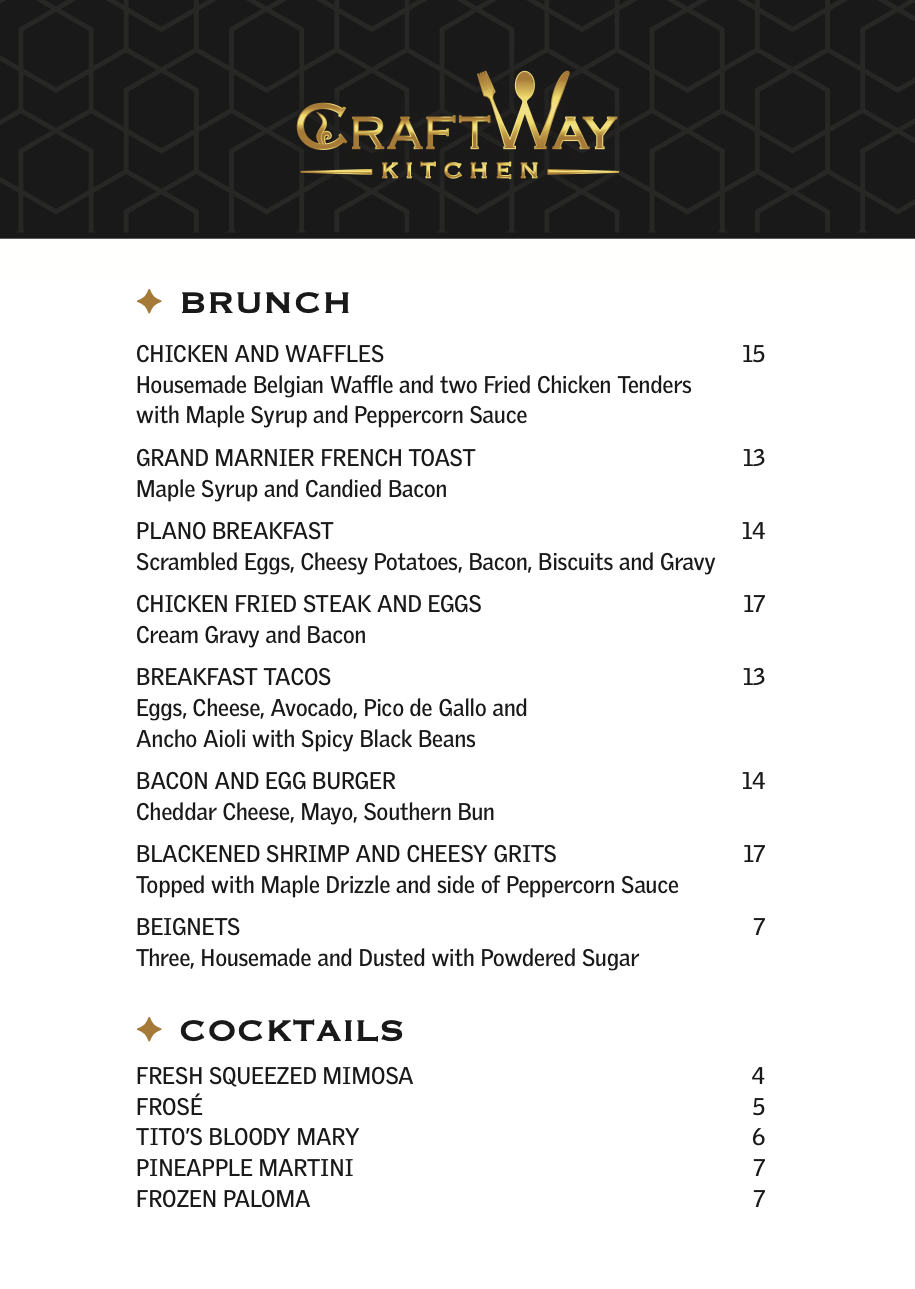 Brunch – CraftWay Kitchen